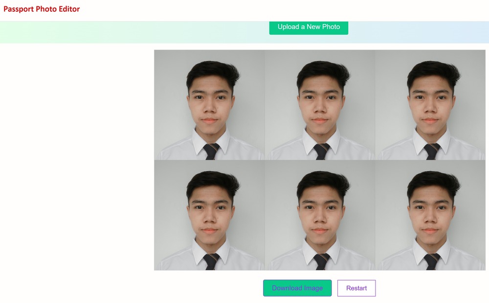 Indian Passport Size Photo Maker